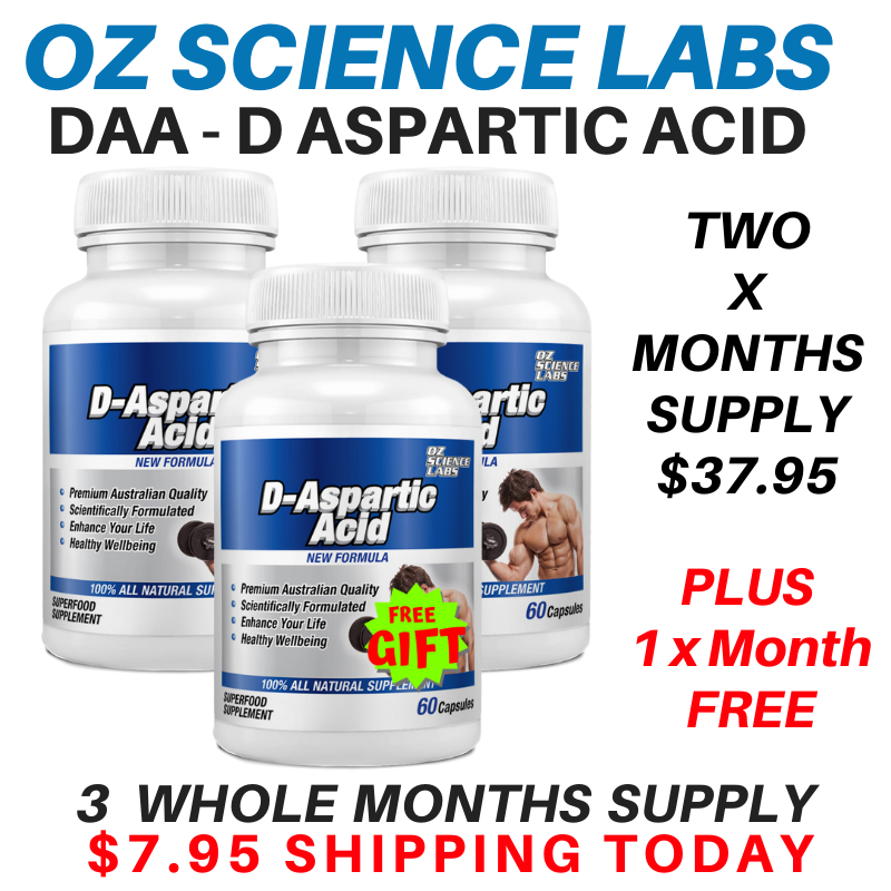 D - Aspartic Acid Capsules - Australian Herbal Superfoods