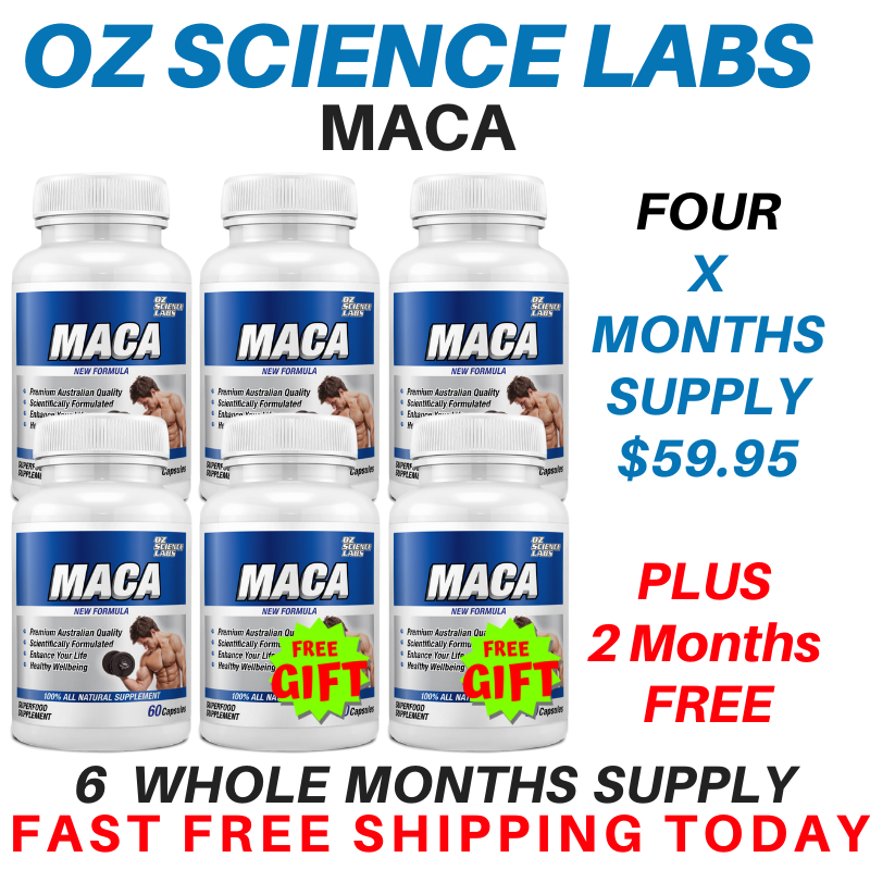 MACA Capsules - Australian Herbal Superfoods